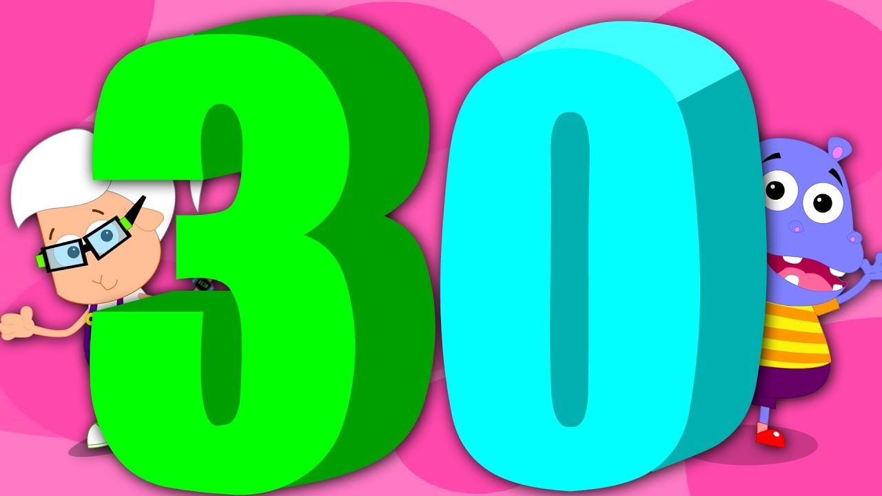 1 To 30 Numbers Song | Counting Song For Kids | Baby Songs | Children ...