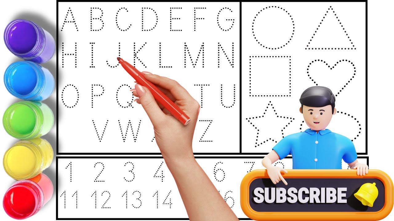 Learn SHAPEs with Bees & More | ABC Song | Alphabet Song for Kids! 🦋🌏🌞 ...