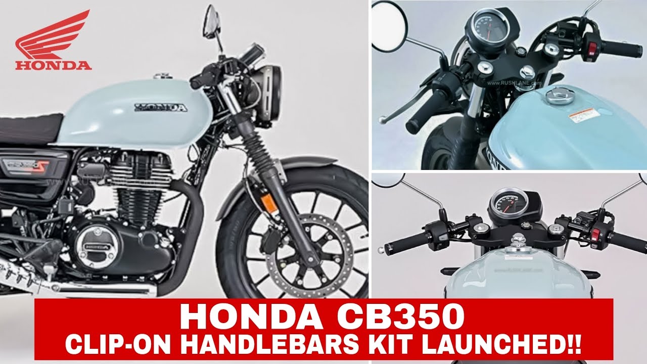 HONDA CB350 CLIP ON HANDLEBARS KIT LAUNCHED | HONDA CB350 CLIP ON ...