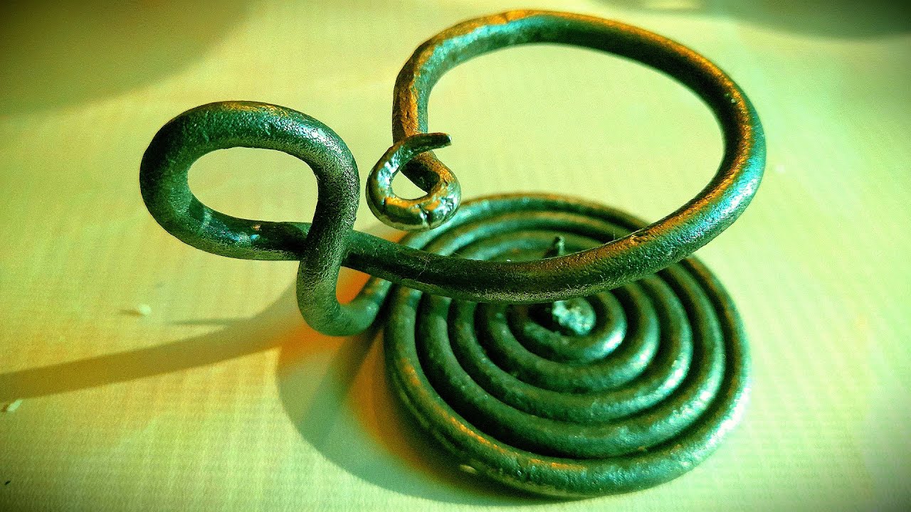 From ordinary scrap metal: FORGED CANDLESTICKS, artistic forging DIY in ...