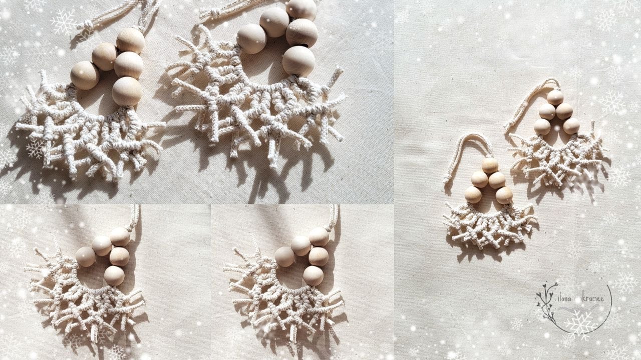 Makramee jõuluehe/DIY Christmas Ornaments/Easy Tutorial - YouTube
