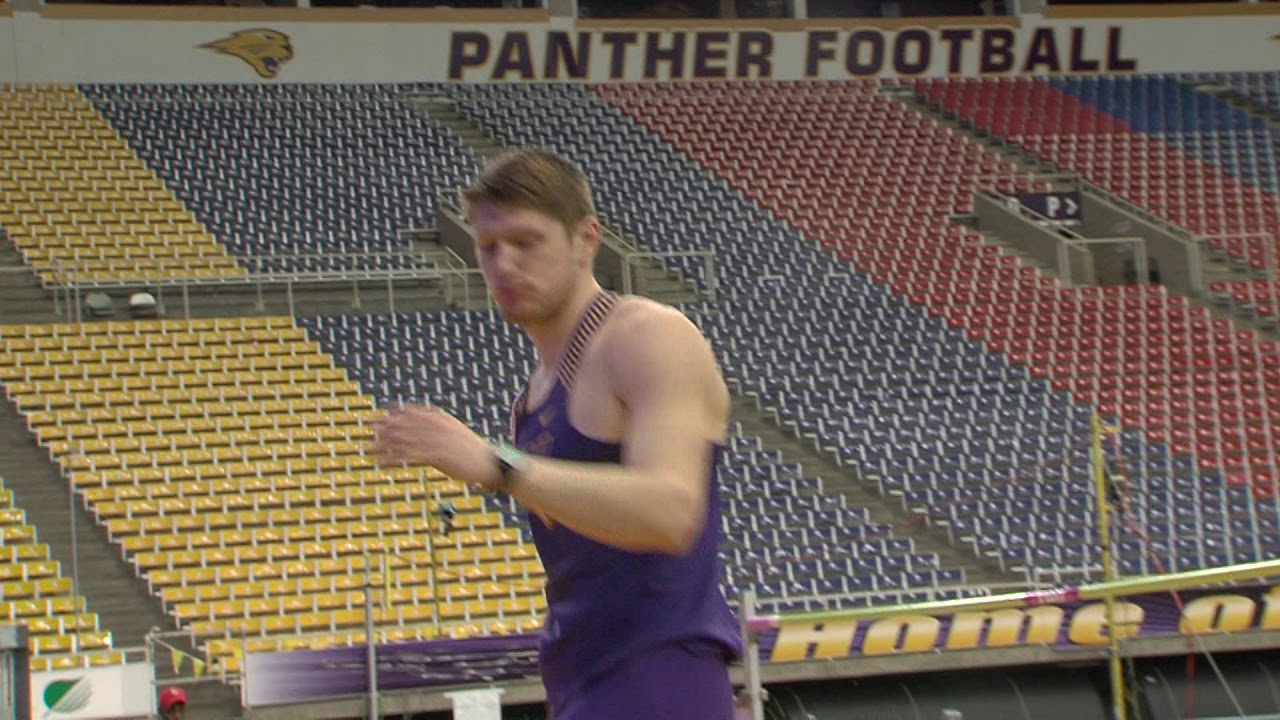 UNI Track and Field - Jack Jennett Open - Austin Heitland HJ heptatlon ...