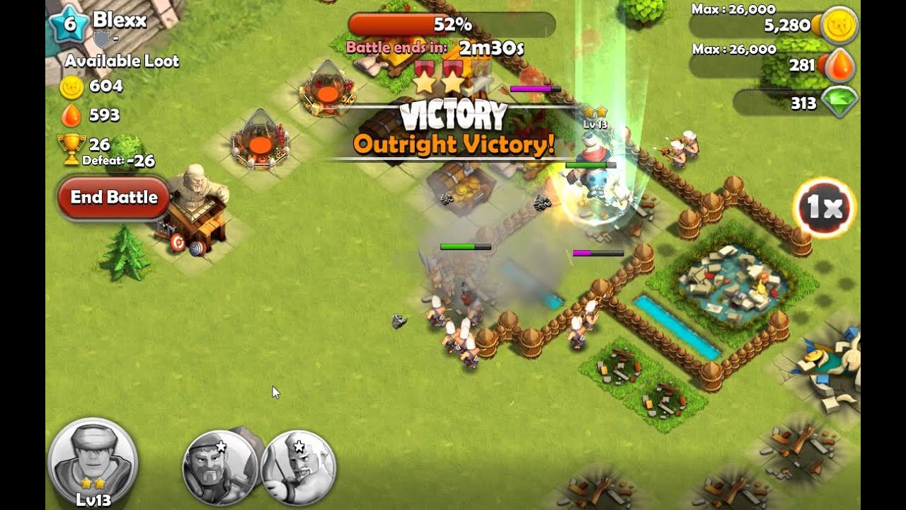 Hero Sky Level 7 Warriors & Archers - YouTube