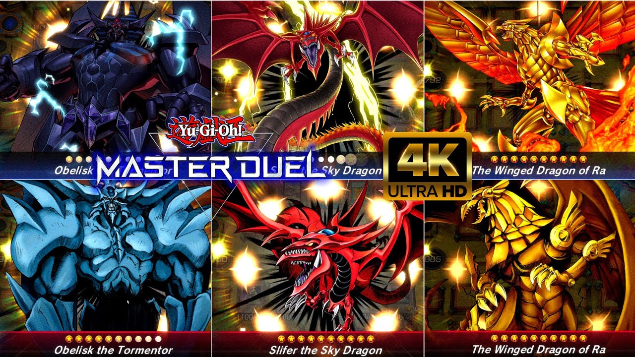 [4K Ultra HD] ALL EGYPTIAN GODS ANIMATIONS + FINAL ATTACKS [Yu-Gi-Oh ...