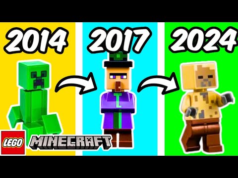 The BEST LEGO Minecraft Minifigure from Every Year... - YouTube