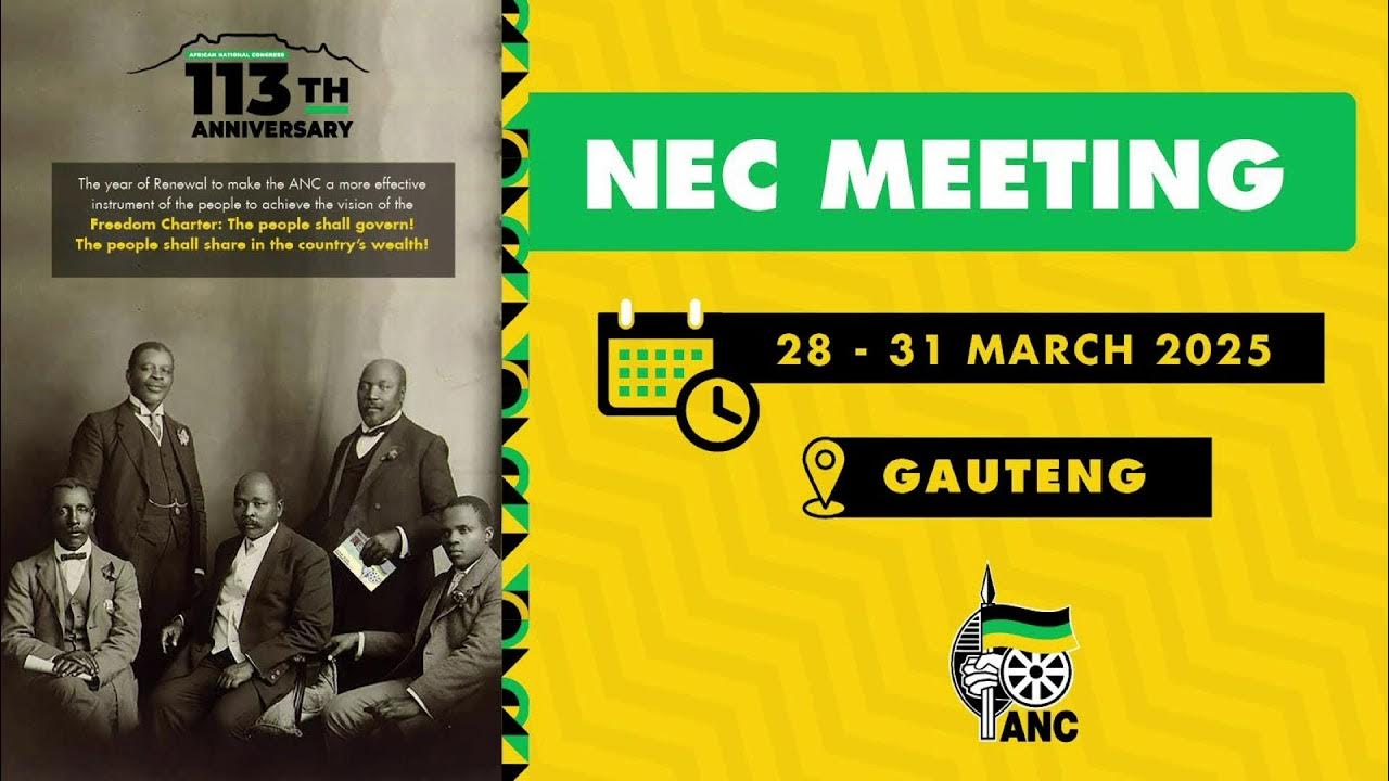 [WATCH LIVE] ANC NEC Media Briefing at Birchwood in Boksburg #ANCNEC #ThePeoplesMovement - YouTube