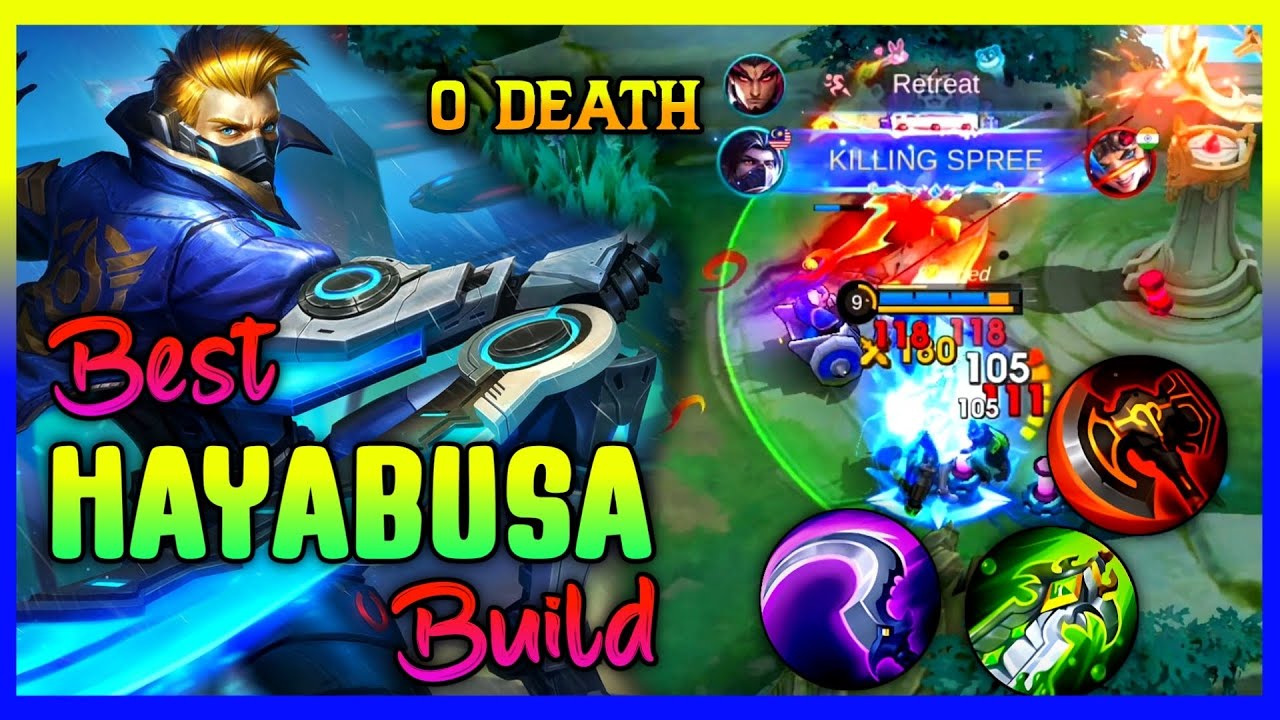 0 Death !! Hard Carry Hayabusa Deadly Jungler!! - Best Build for ...