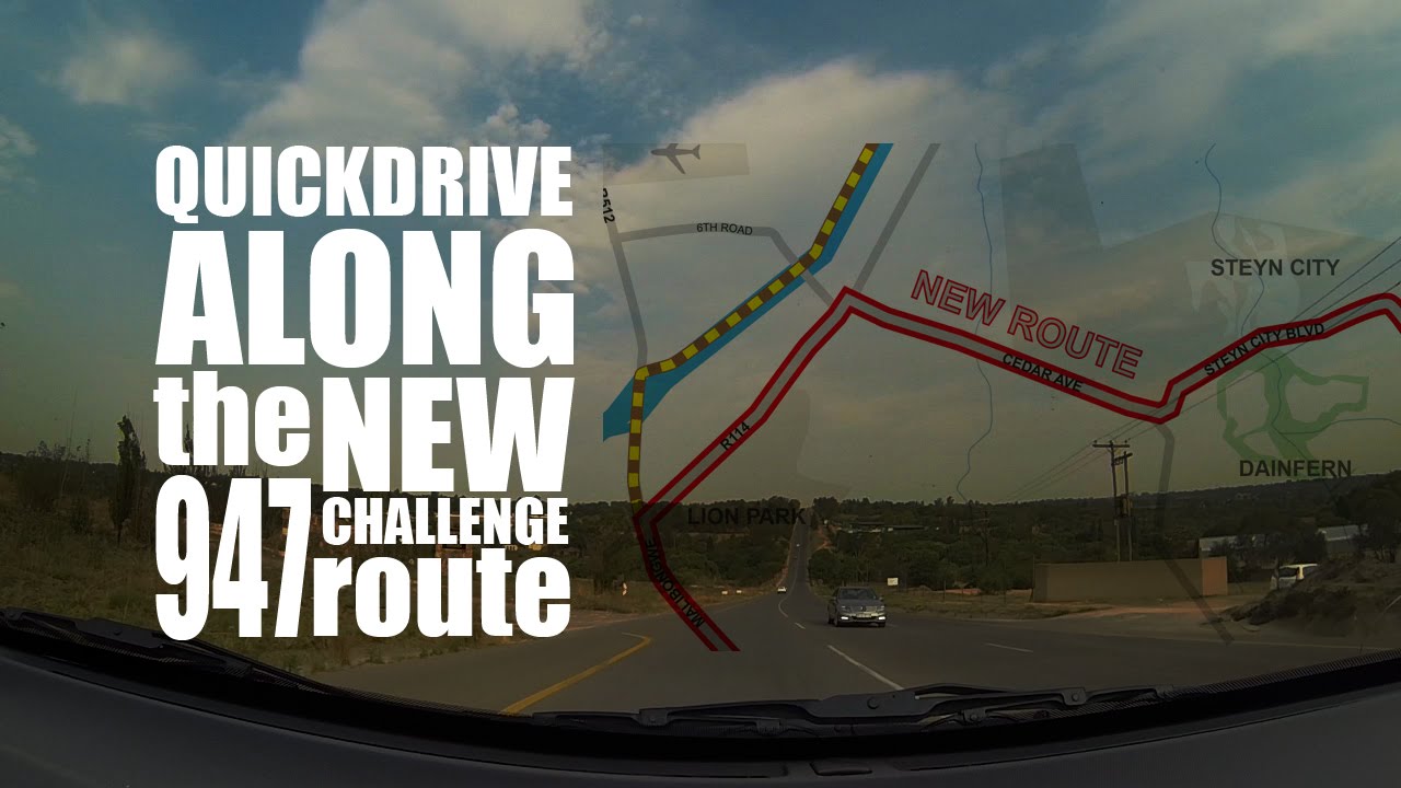 CycleHead - New route for 947 Cycle Challenge - YouTube