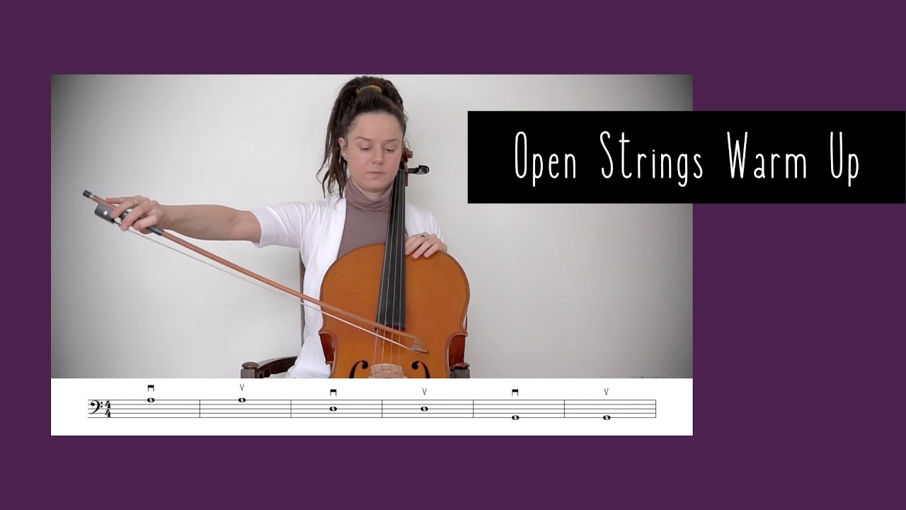 Open Strings Warm Up - YouTube