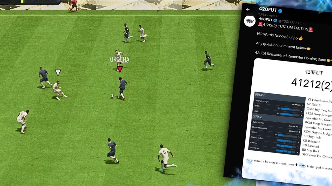 The Twitter Tactics 41212(2) FIFA 23 ULTIMATE TEAM - YouTube