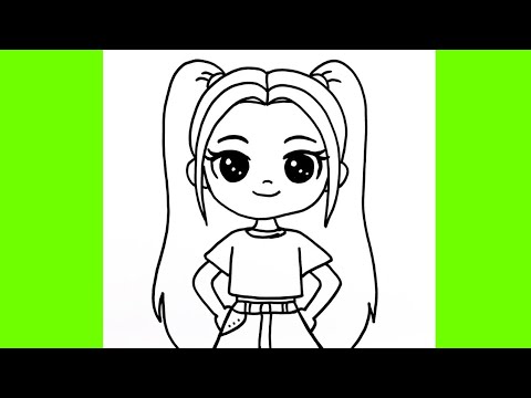 Kolay Kpop' Dan Mira Resmi Nasıl Çizilir, Kpop Demon Hunters, Kolay Çizimler