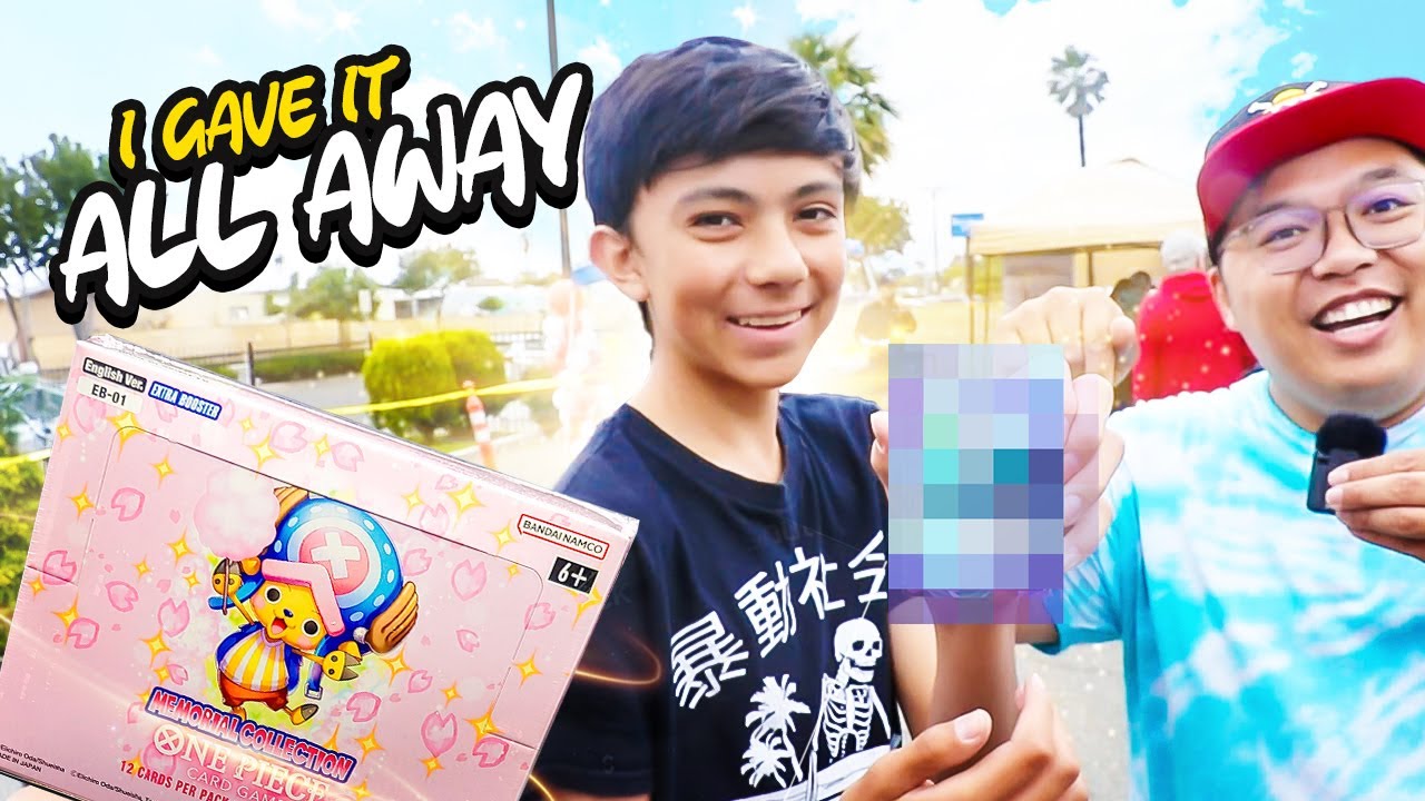 GIVING AWAY EB-01 Booster Packs to Subscribers! One Piece TCG, The ...