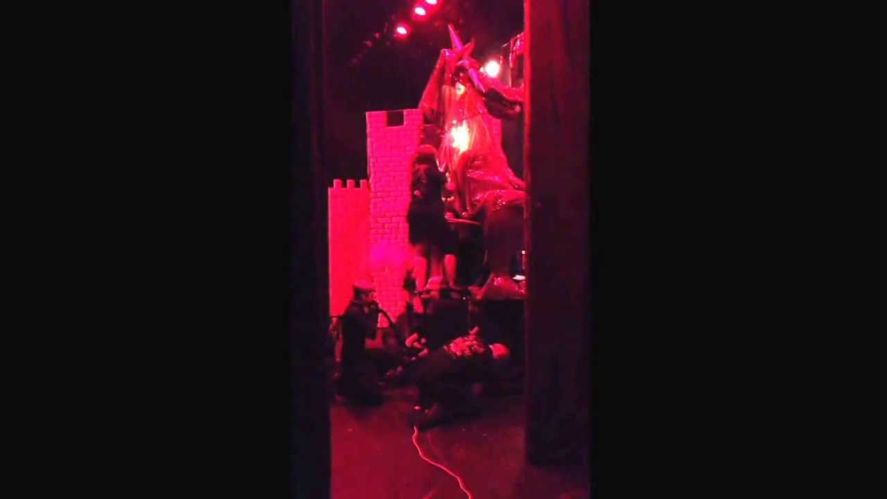 RMS Shrek Dragon BTS - YouTube