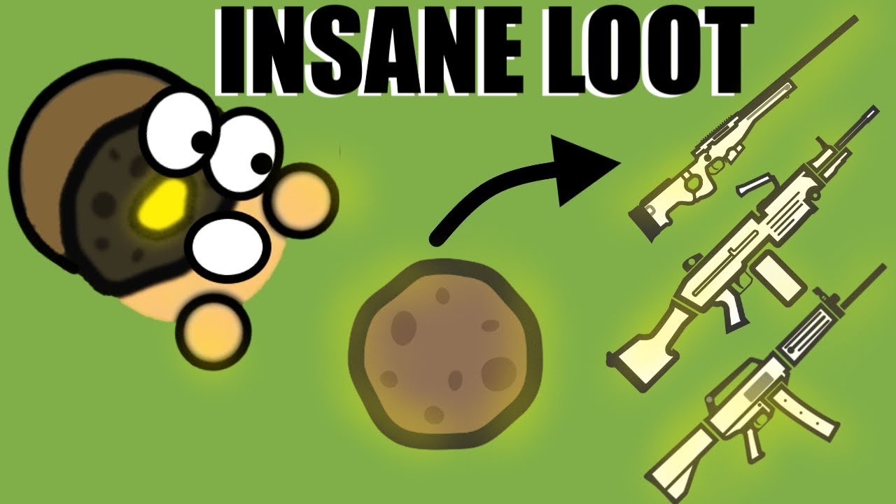 The RARE POTATO HELMET is OP in Survev.io - YouTube