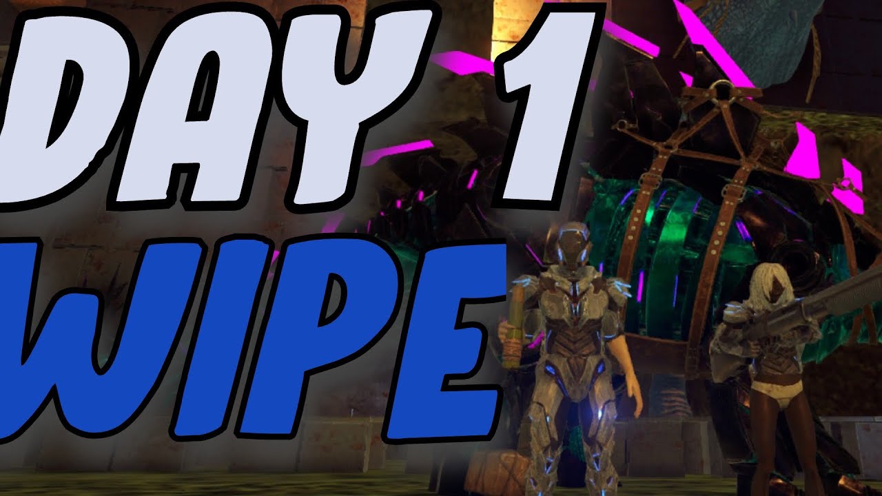 Raiding For Center Base Day 1 : Ark Survival Evolved Lemon Fibercraft - YouTube