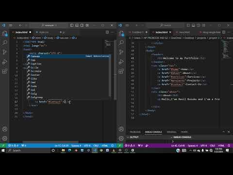 How to make a header section using HTML Css tuitorial2024 01 22 12 56 ...