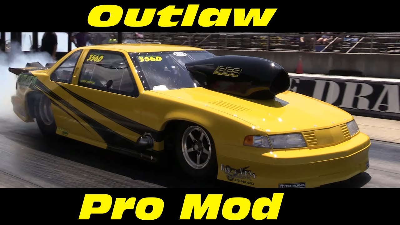 Outlaw Drag Racing Pro Mod Cavalier OSCA at Kil Kare - YouTube