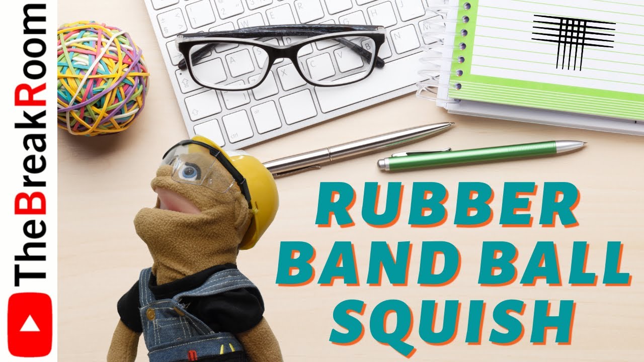 Rubber Band Ball Squish - YouTube