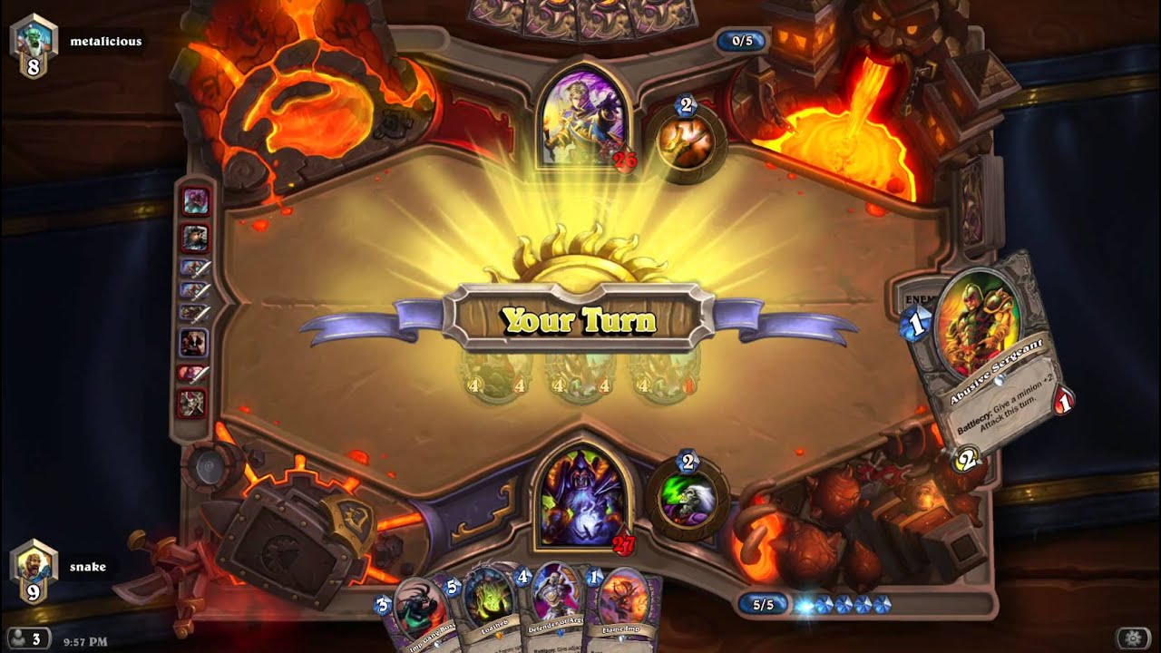 Amazing Hearthstone match - YouTube