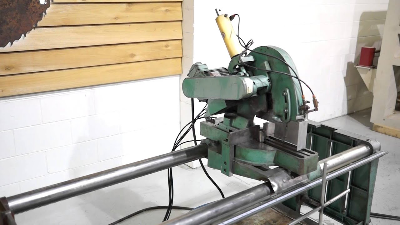PISTORIUS 12" DUAL MITER SAW 10' CENTERS - YouTube