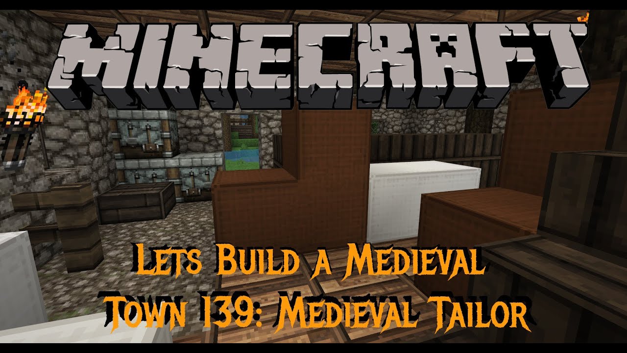Minecraft - Gundahar Plays - Medieval Town 139 - Medieval Tailor ...
