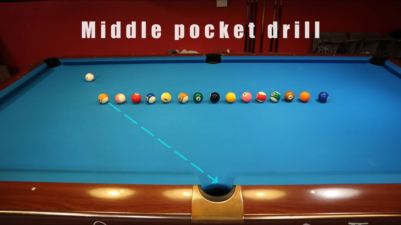Middle pocket drill - YouTube