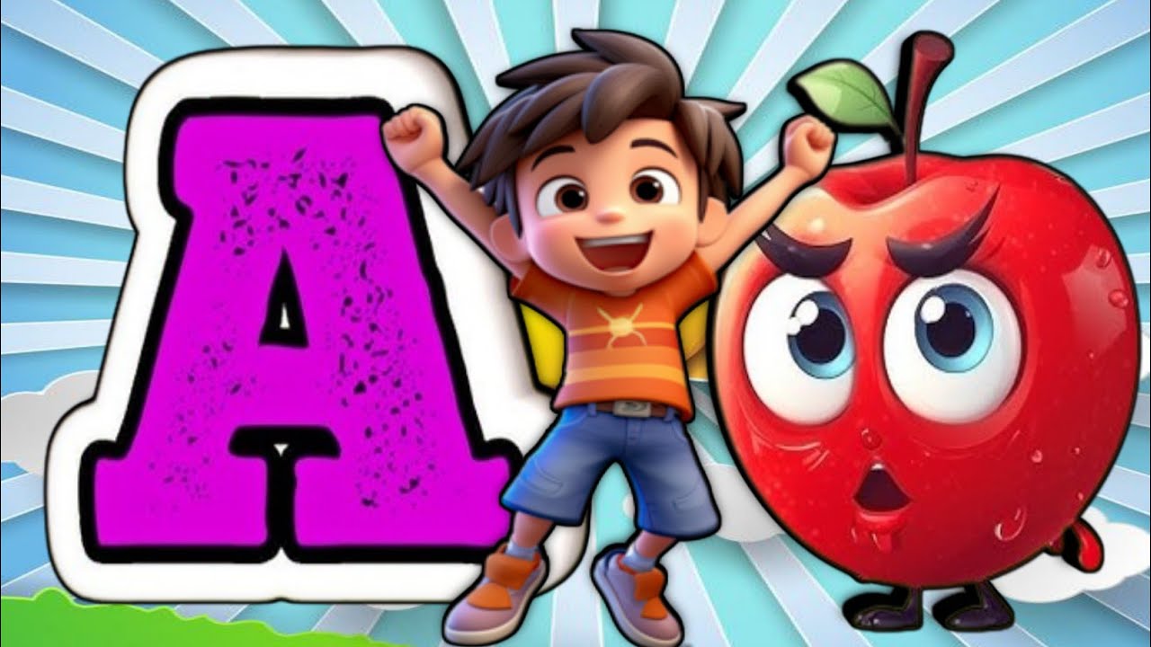 Phonics Song 2 with TWO Words in 3D - A For Airplane - ABC Alphabet ...