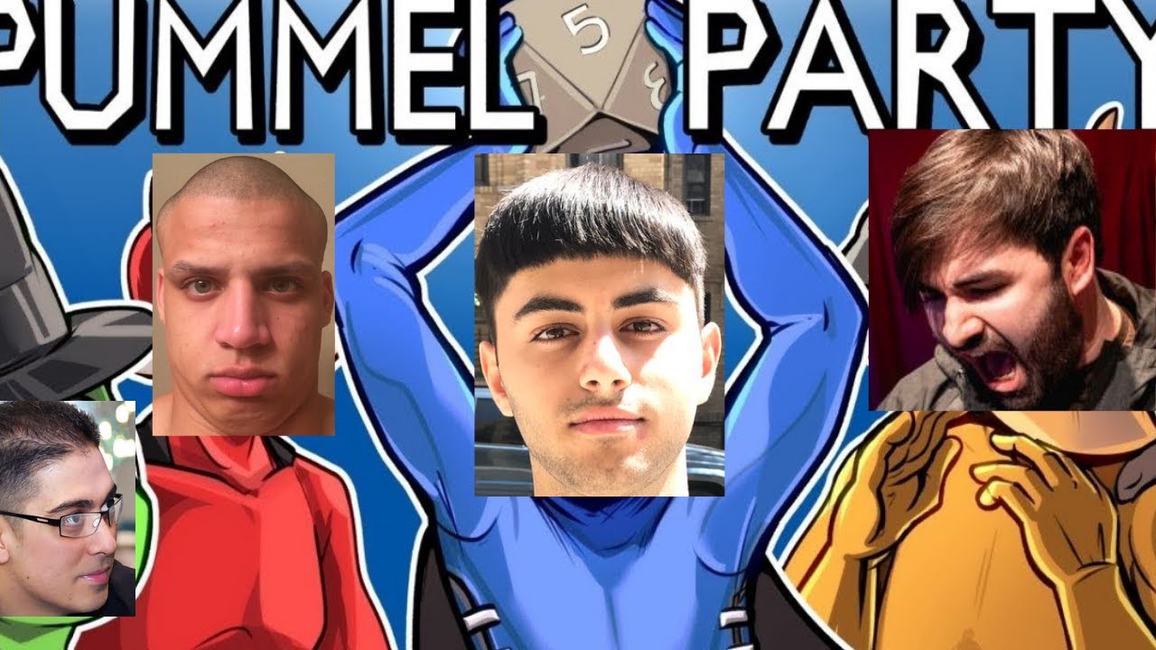 Yassuo Tyler1 Voyboy and Trick2g playing Pummel Party [8th March] - YouTube