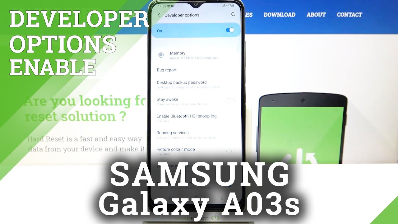 How to Activate Developer Options in SAMSUNG Galaxy A03s – Use ...