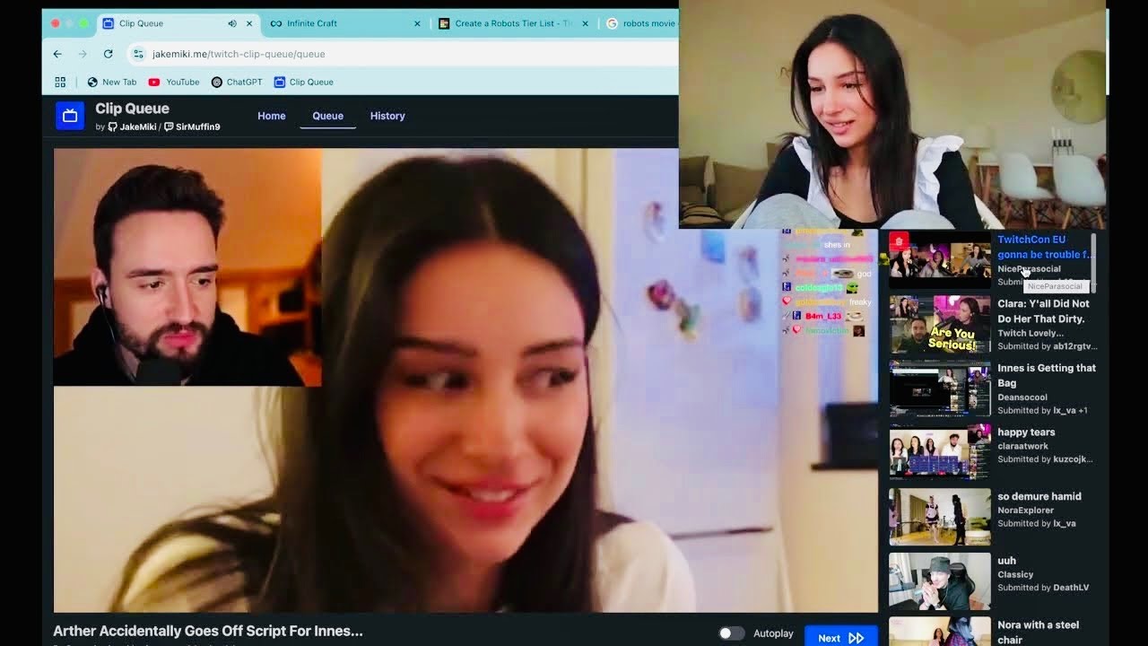 INNESHX Reacts To Mister Arther, Nora, Deansocool, And More - YouTube