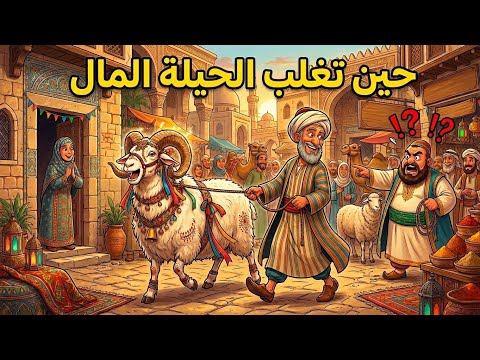 جحا طردته زوجته ليلة العيد.. فعاد بأكبر كبش بصفر درهم