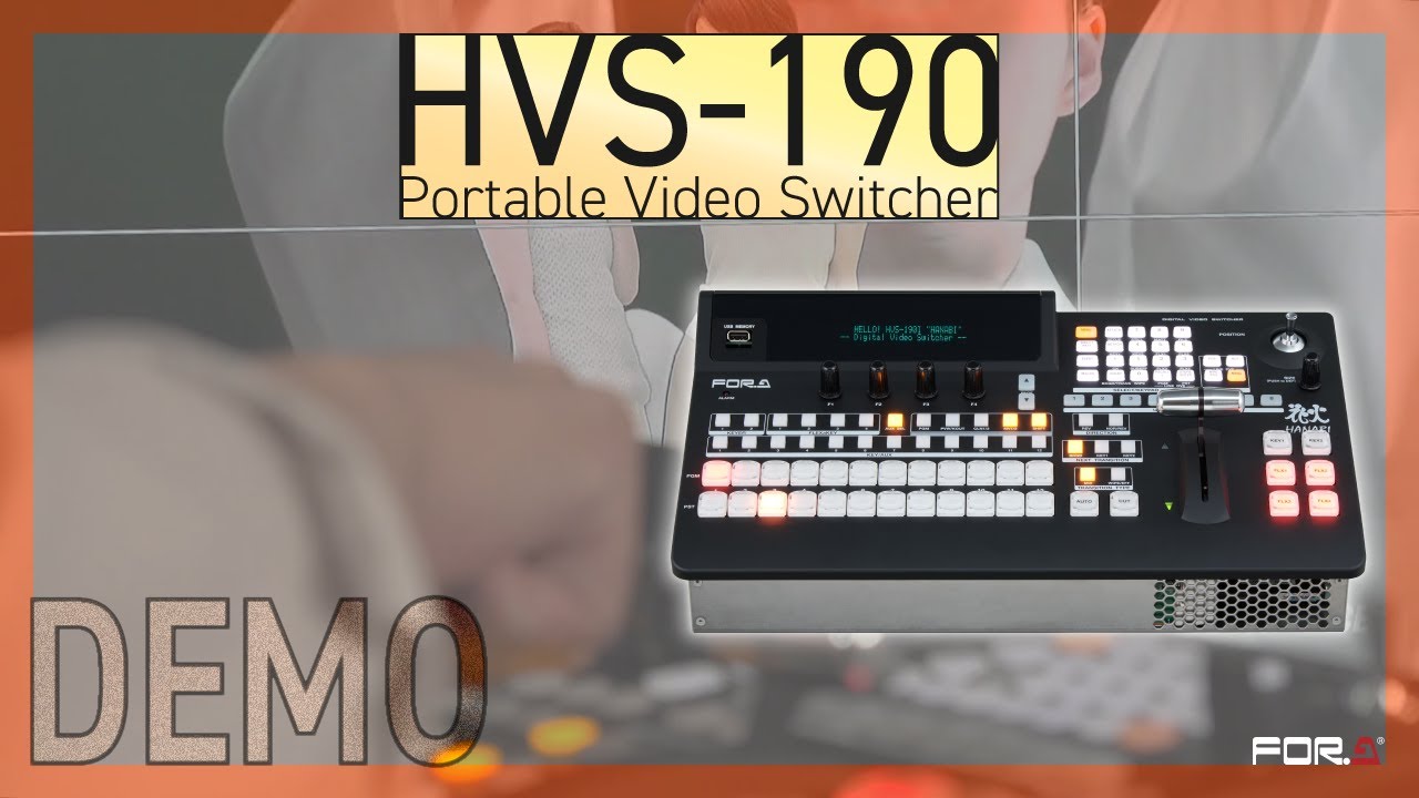 HVS-190 Video Switcher "Demonstration" - YouTube