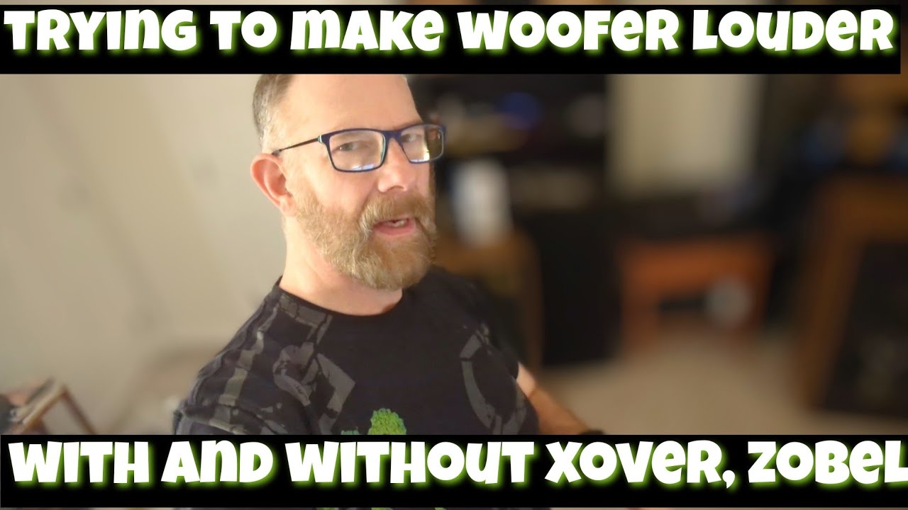 Dayton Woofer Testing with and without crossover, with and without ...