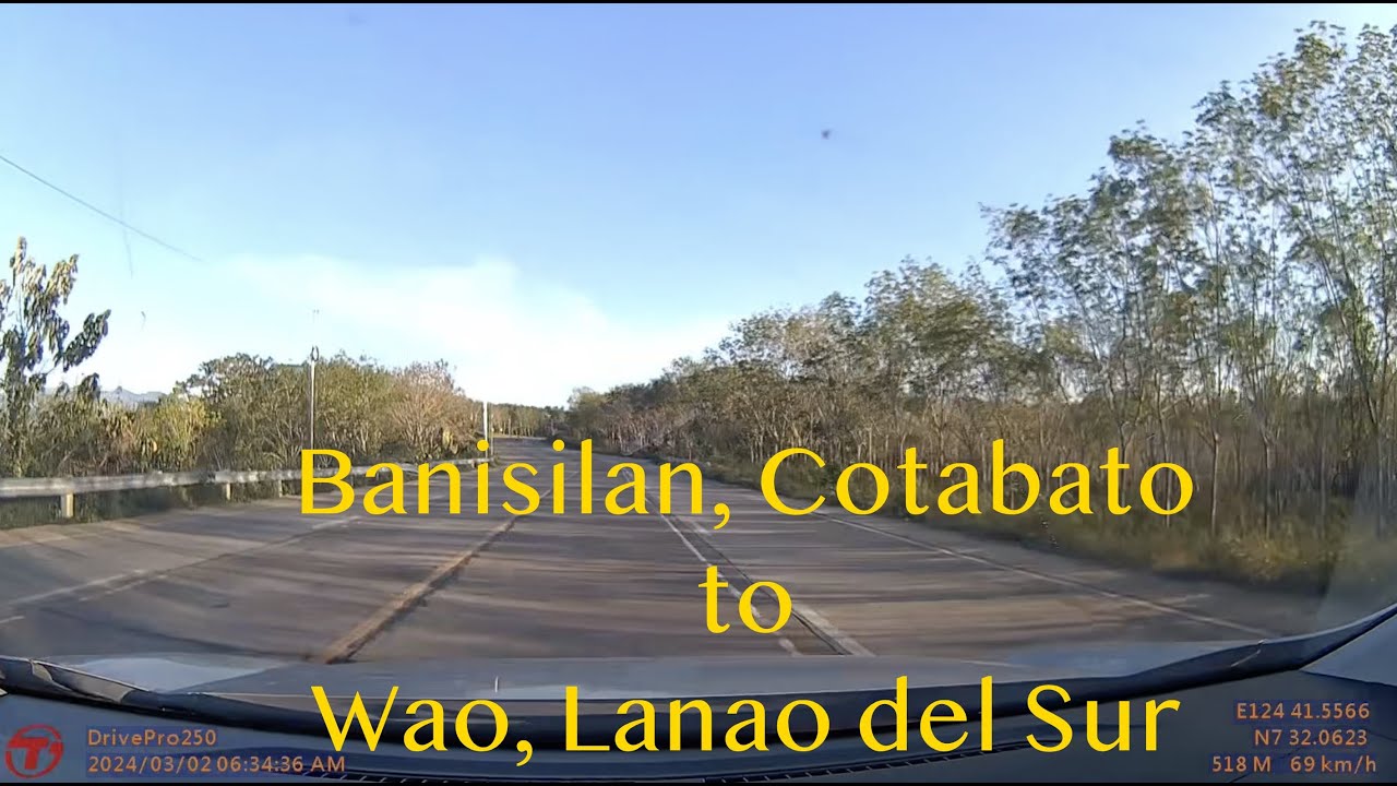 Route 944 Banisilan, Cotabato to Wao, Lanao del Sur, Mindanao ...