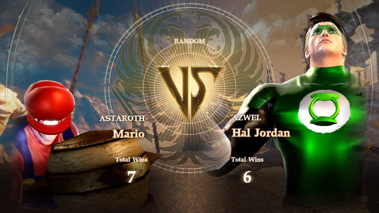 Soul Calibur 6 | Mario (Mario Bros) VS Hal Jordan (Green Latern) - YouTube