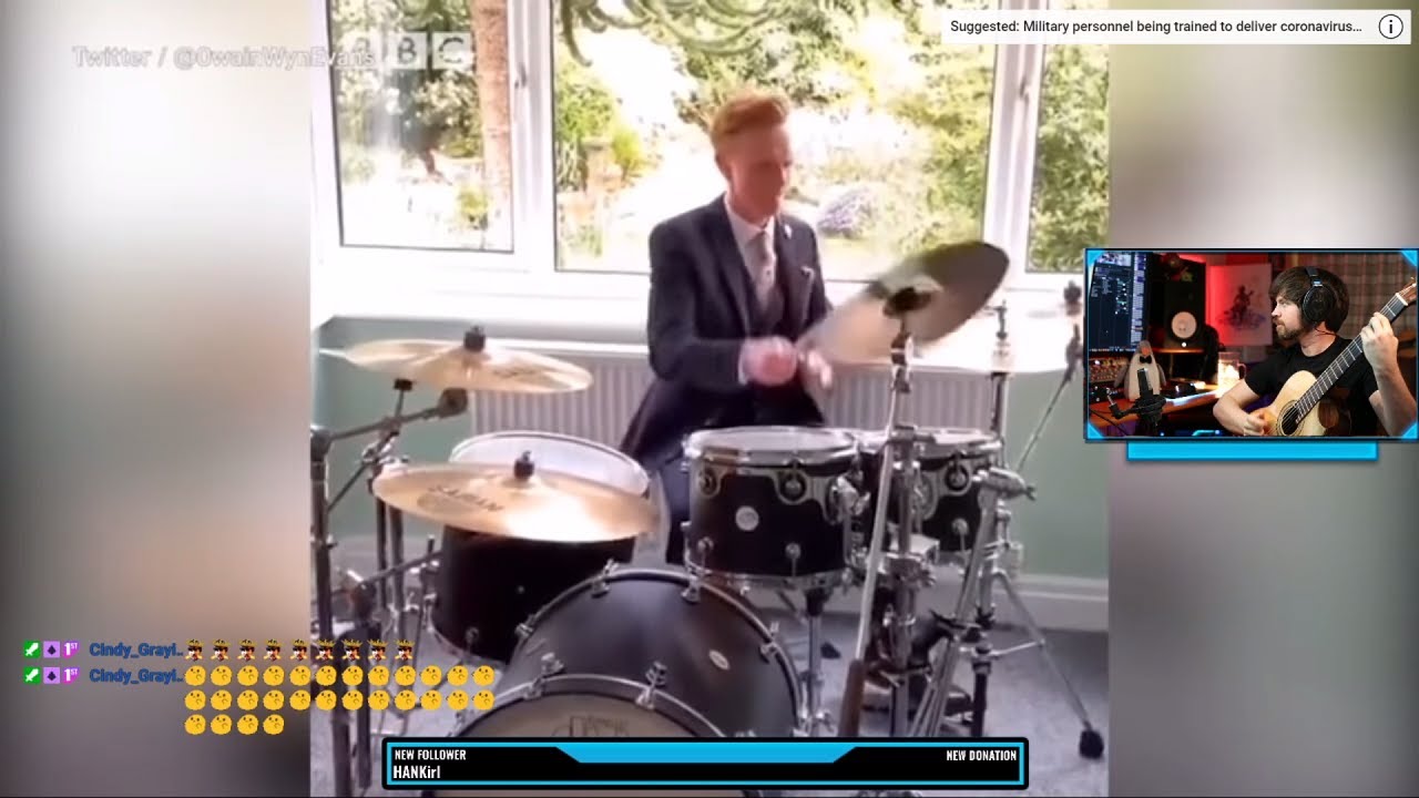 Jamming with BBC Weatherman Drummer! - YouTube