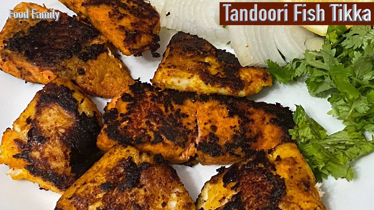 Tandoori Fish Recipe | How to make Tandoori Fish | Grilled Fish without ...