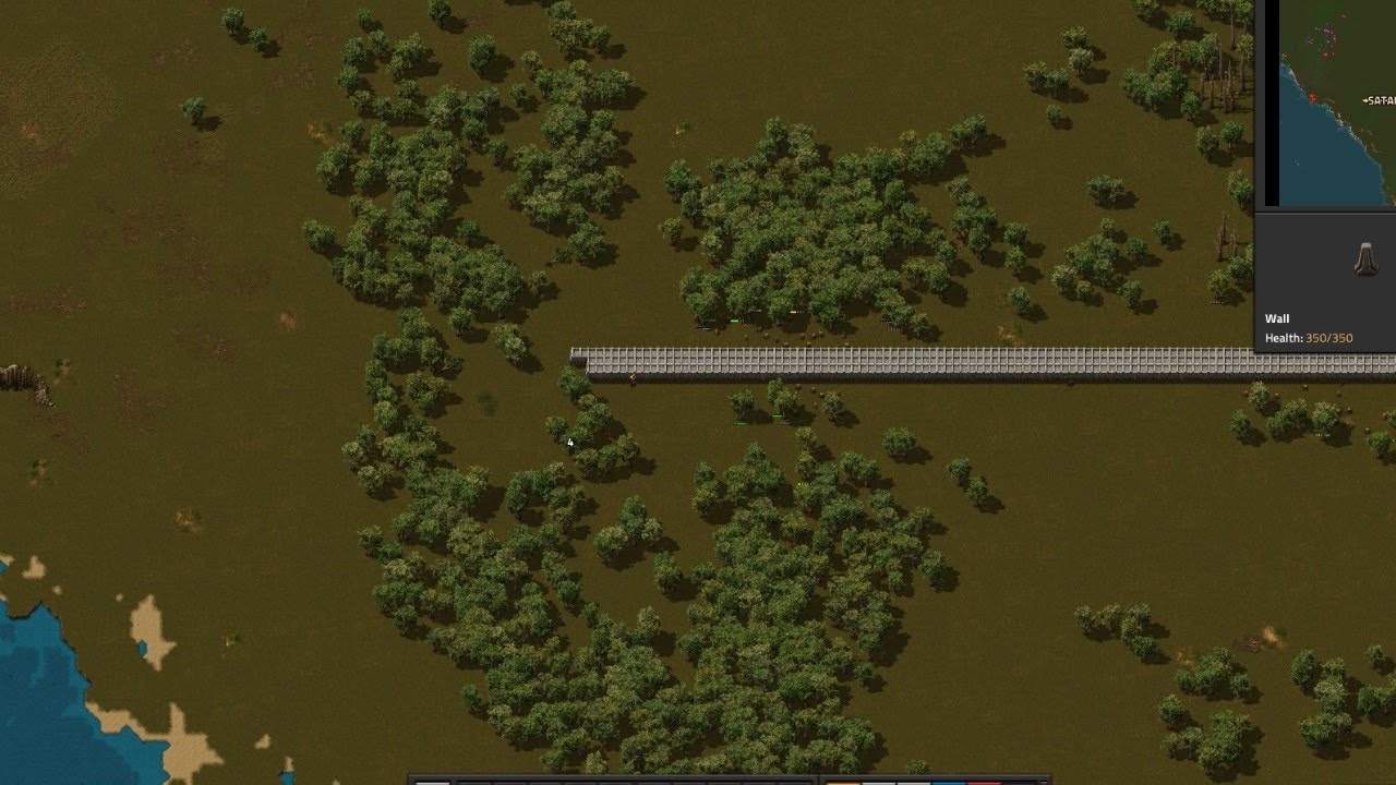 Building the wall (FACTORIO) - YouTube