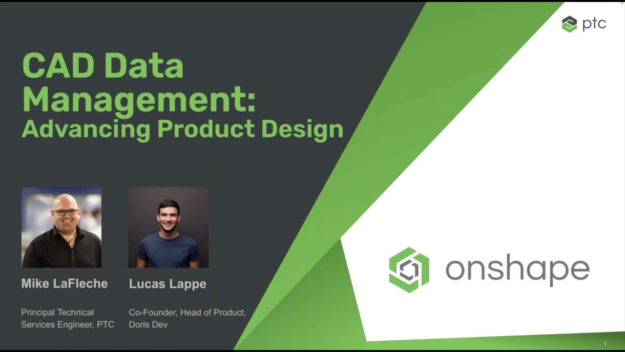 OnShape & Cadalyst Webinar: CAD Data Management — Advancing Product Design - YouTube