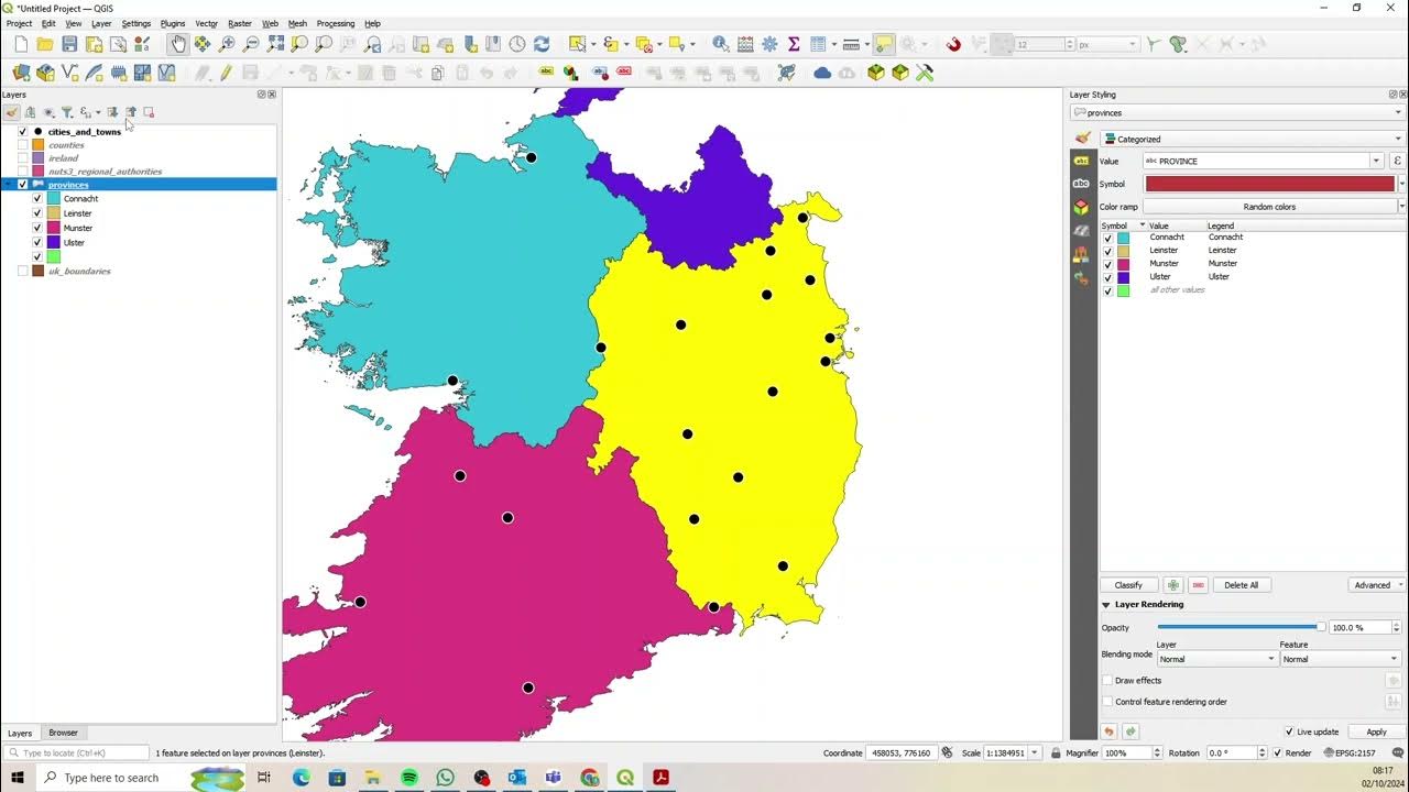 QGIS Select Features by Location - YouTube