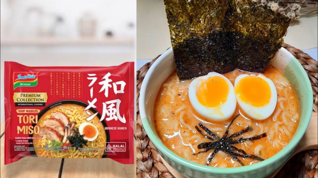 COBAIN INDOMIE TORI MISO YANG LAGI VIRAL, INDOMIE RAMEN PERTAMA DI ...