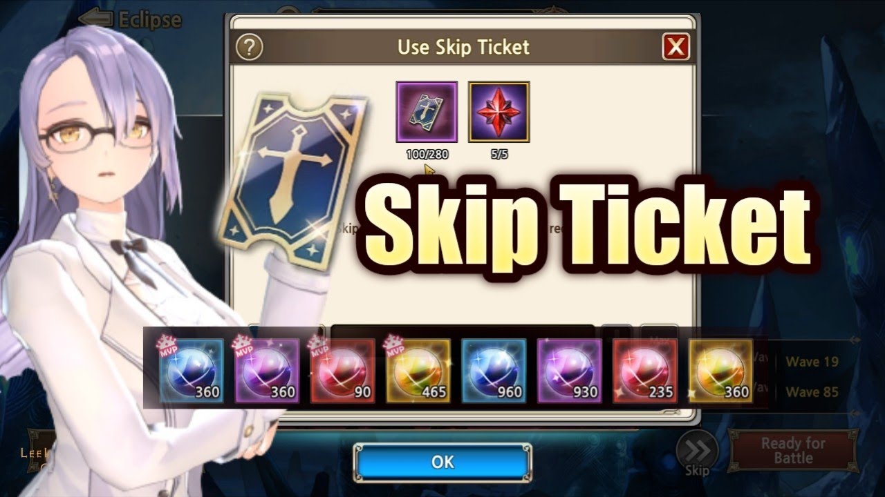 King's Raid : Skip Ticket ★ ★ ★ ★ ★ - YouTube