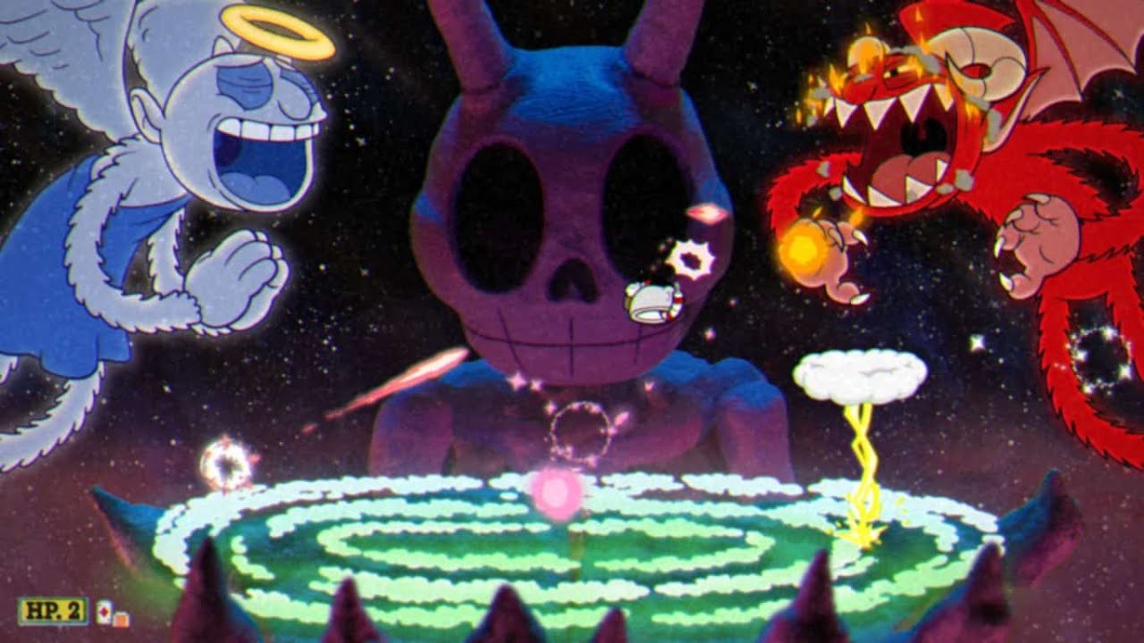 Highlight: Cuphead DLC - Secret Boss Fight: Angel and Demon - YouTube