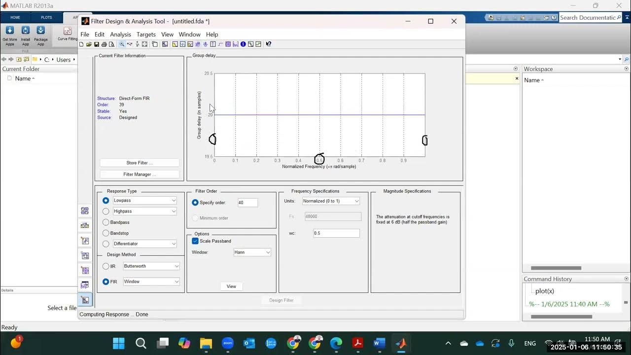 ENCS4310: FIR Filter Design by Windowing Method, PART III - YouTube