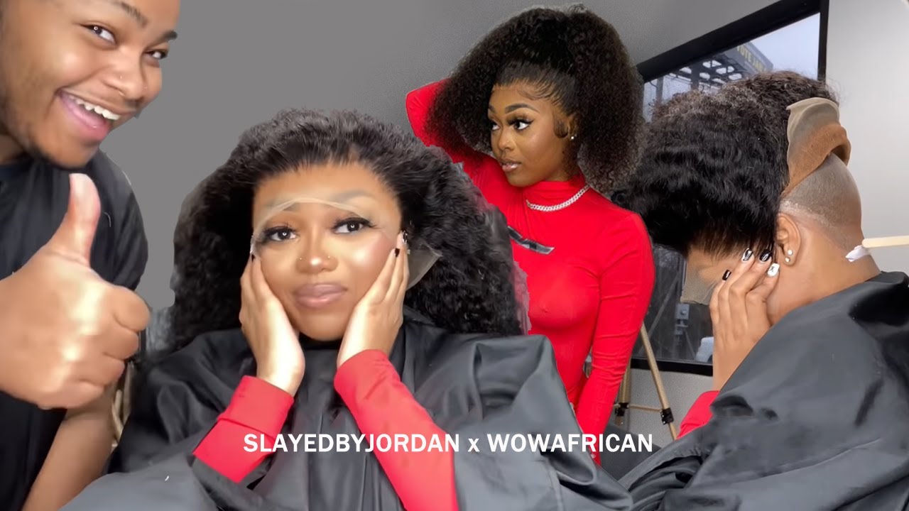 360 WIG INSTALL 😱 | How To Glue The Back Of Your Lace 🔥 | Slayed by ...