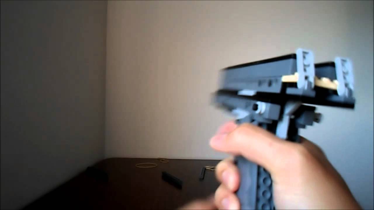 LEGO HK USP .45 (blowback+working) - YouTube