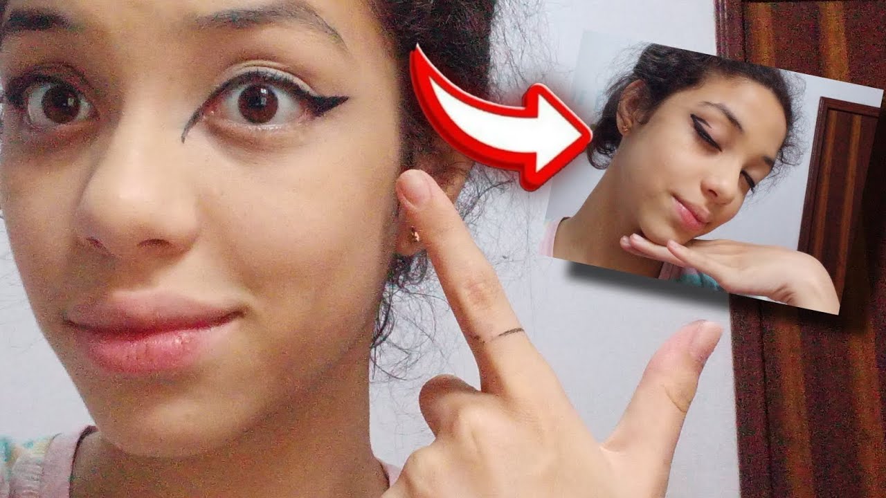 como fazer 3 tipos de delineado - YouTube