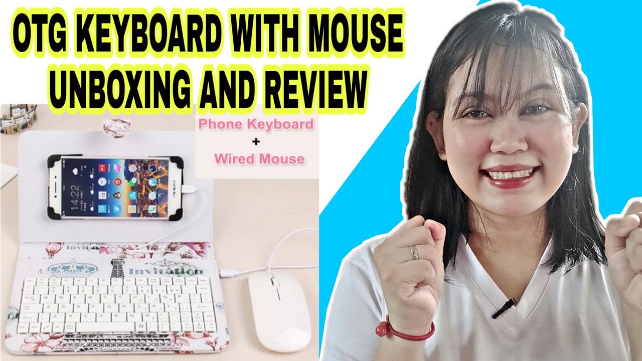 OTG KEYBOARD WITH MOUSE UNBOXING & REVIEW - YouTube