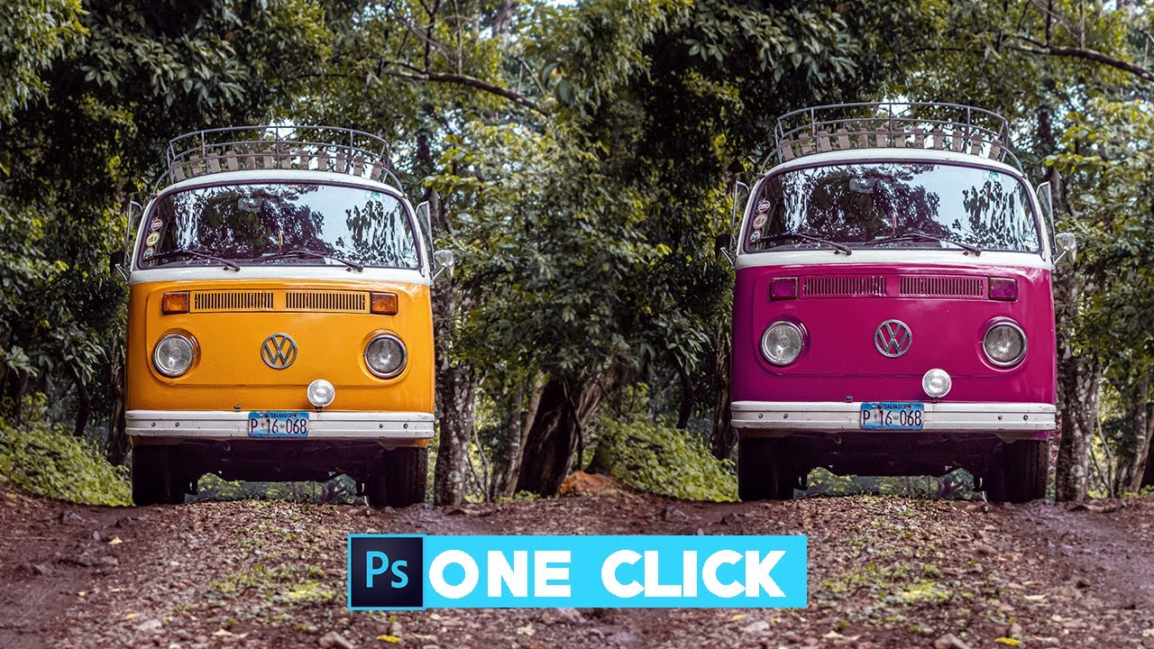How To Change Color Of Car | Adobe Photoshop - YouTube