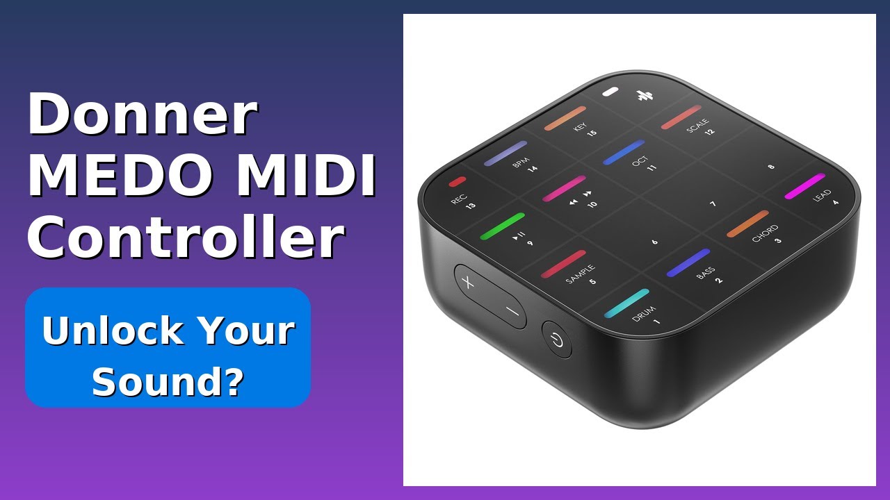 REVIEW (2025): Donner MEDO MIDI Controller. ESSENTIAL details. - YouTube